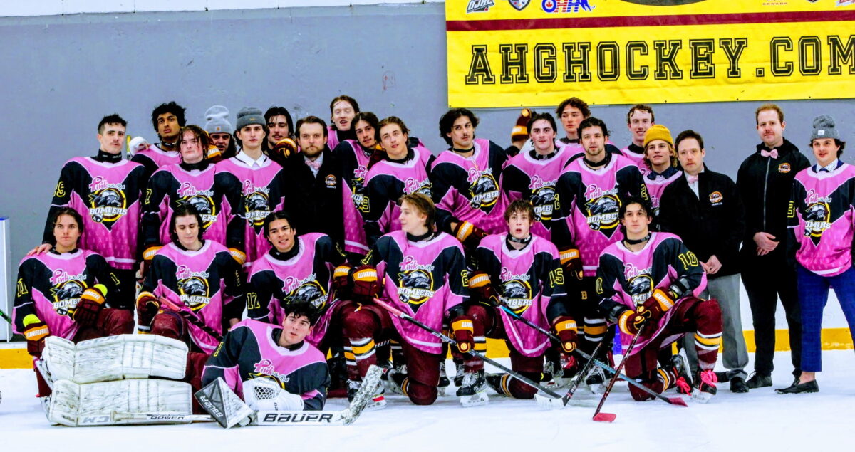 Pink in the Rink 2022 | Caledon Bombers Jr. Hockey Club